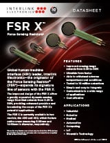 Datasheets | Force Sensing Resistors, HMI, and Other Sensors